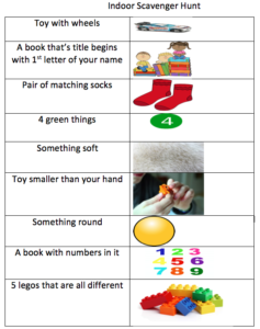 Indoor Scavenger Hunt | Granite Bay Speech