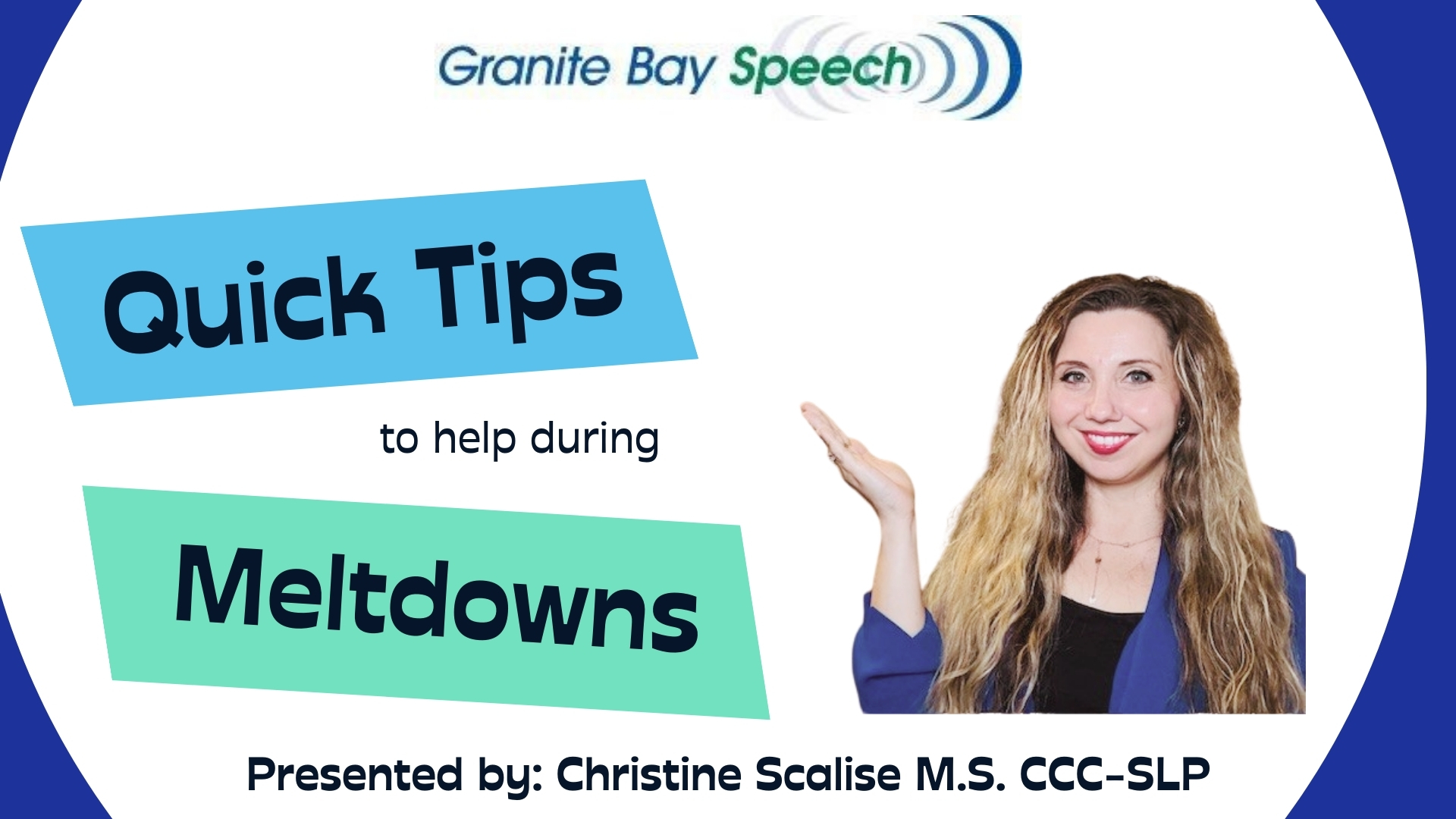 Help with Meltdowns in Children | Granite Bay Speech